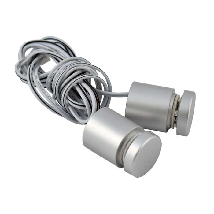 CHAPETON DE ALUMINIO ILUMINADO ROJO DE 25 MM. | 363-25RLED - Expomex