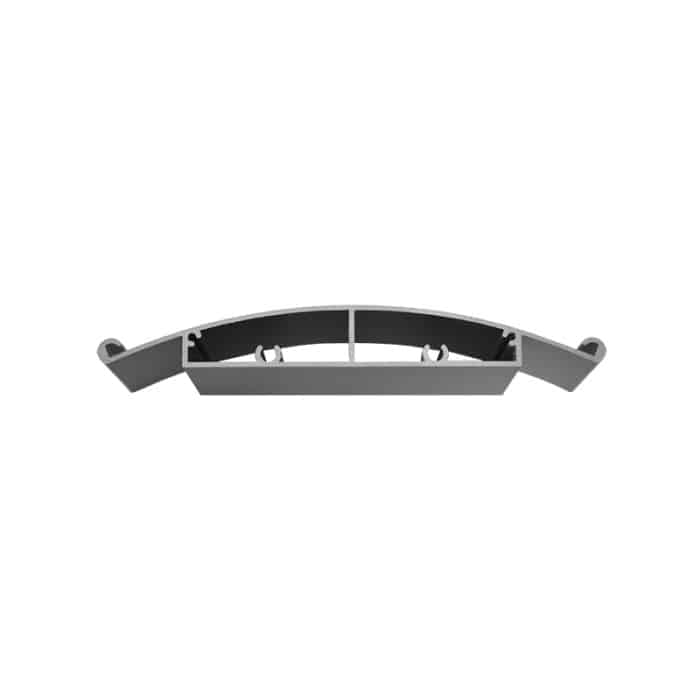PERFIL DE ALUMINIO FRENTE CURVO K200 TRAMO DE 6 M. | 391-K200-T-6000 ...